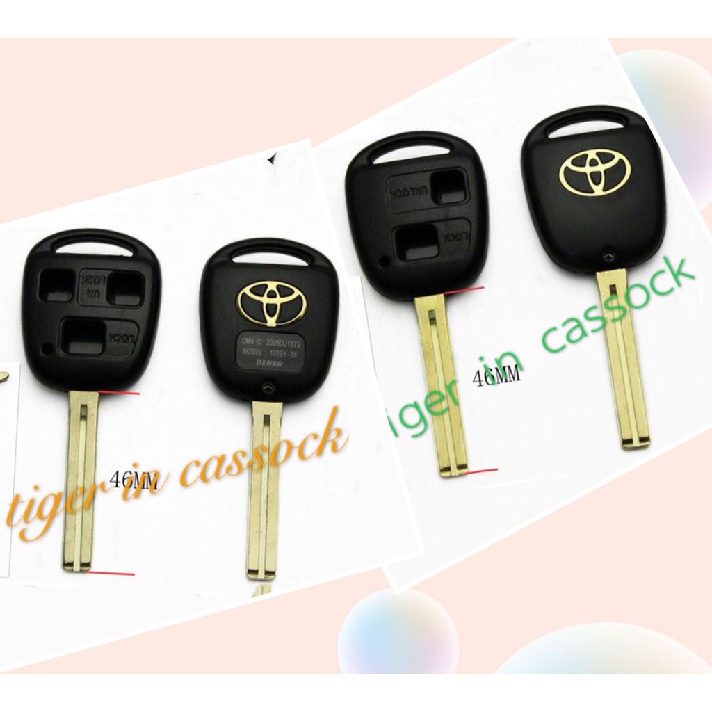 Toyota 2/3 button replacing remote key casing for updating TOYOTA LEXUS ...