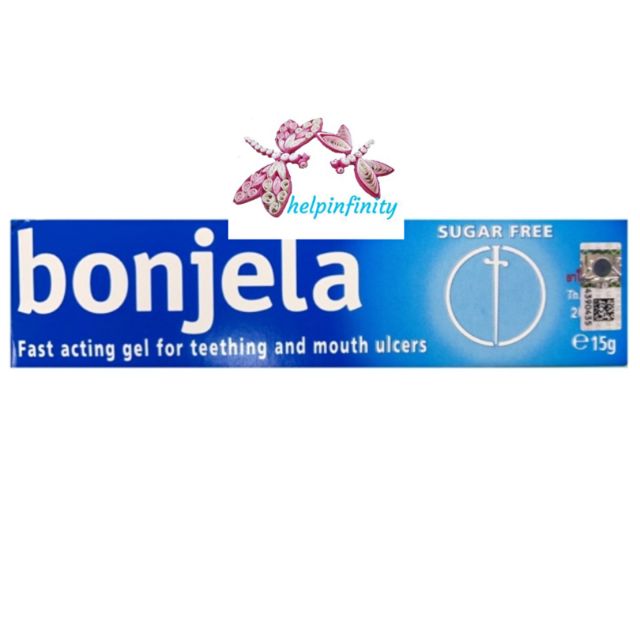 Bonjela Mouth Ulcer Gel 15g Fast Acting Gel For Teething & Mouth Ulcers ...