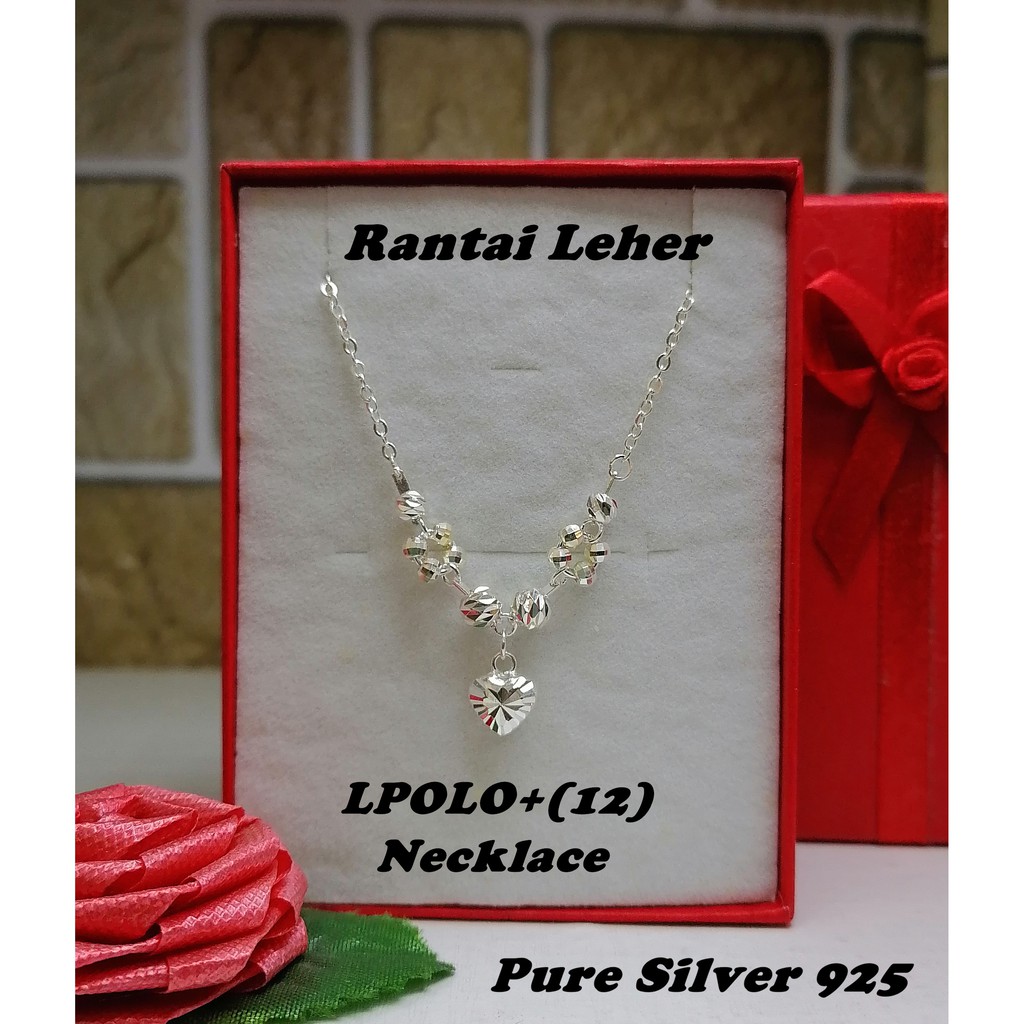 Genuine SILVER 925 Necklace (Rantai Leher Untuk Dewasa) | Shopee Malaysia