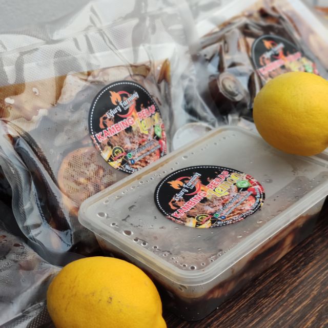 Kambing perap lemon (500g) - fresh dari ladang (100% kambing tempatan ...