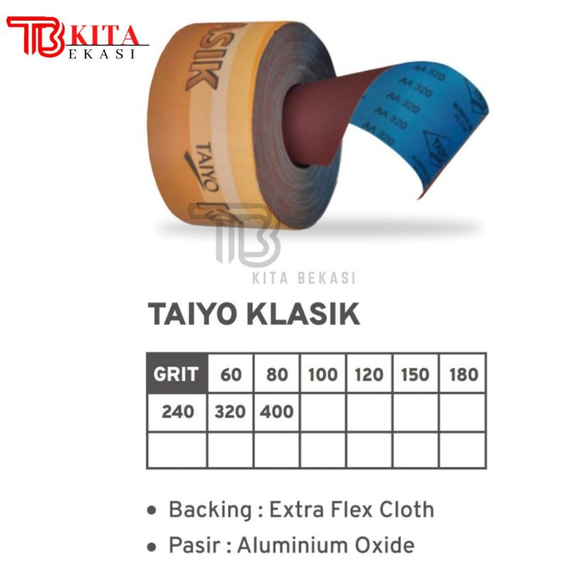 TAIYO METER SANDPAPER / TAIYO 88 SANDPAPER / TAIYO SANDPAPER 60 - 80 ...