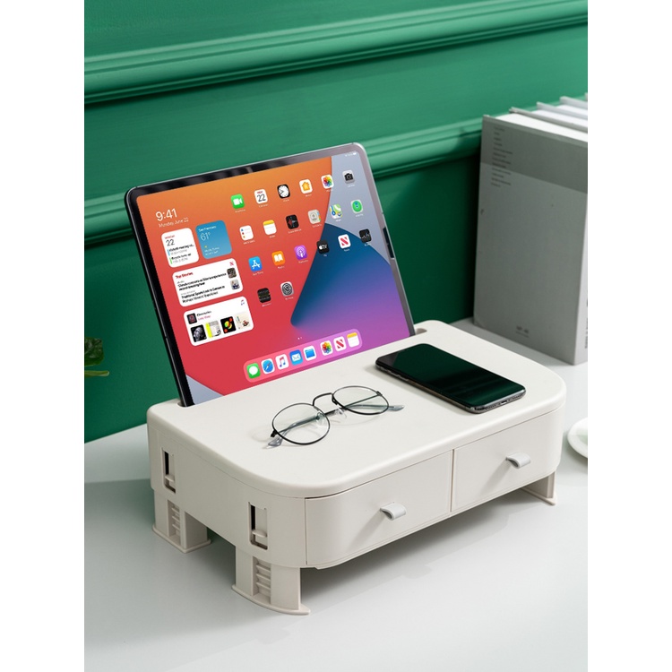 Computer Riser Office Monitor Laptop Desktop Screen Base Desktop ...