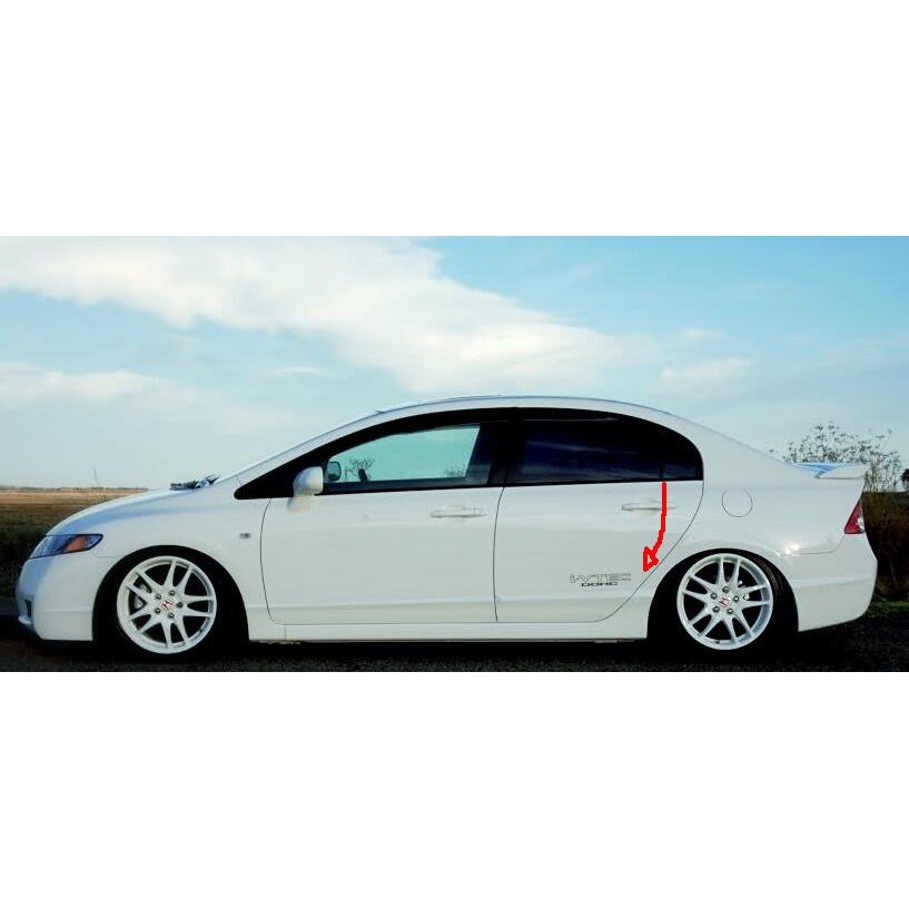 (2 pcs) STICKER HONDA CIVIC FD FD2R CITY DOHC VTEC SOHC VTEC ES2 ES ...