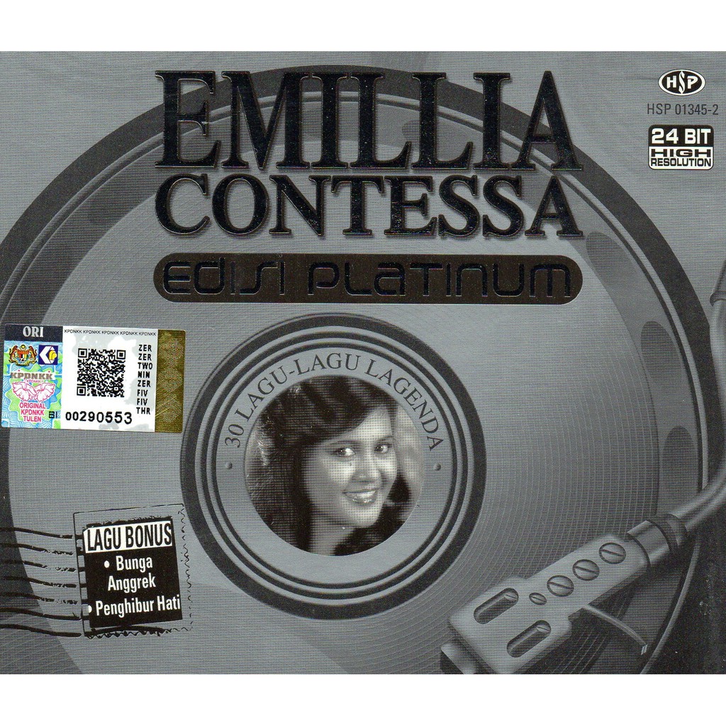 EMILLIA CONTESSA - Edisi Platinum ( 2 CD ) | Shopee Malaysia