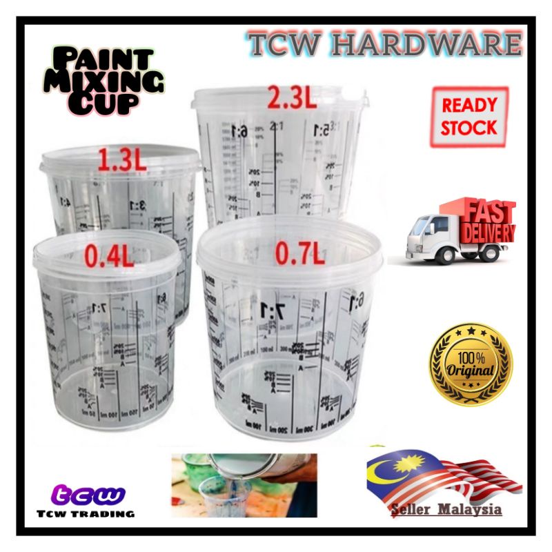 Car Paint Mixing Cup/ Automotive Paint Mixing Cup Paint Measuring Cup ...