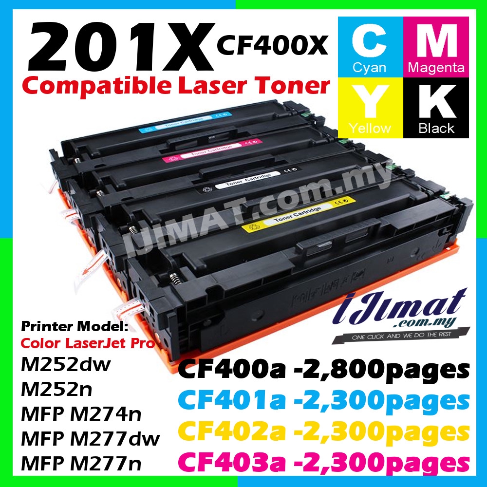 201A 201X CF400A CF400X CF401X CF402X CF403X For HP Compatible Toner ...