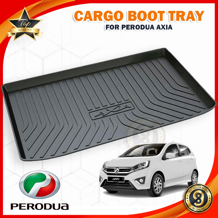 ABS High Quality Anti Non Slip Rear Trunk Cargo Boot Tray For Perodua ...