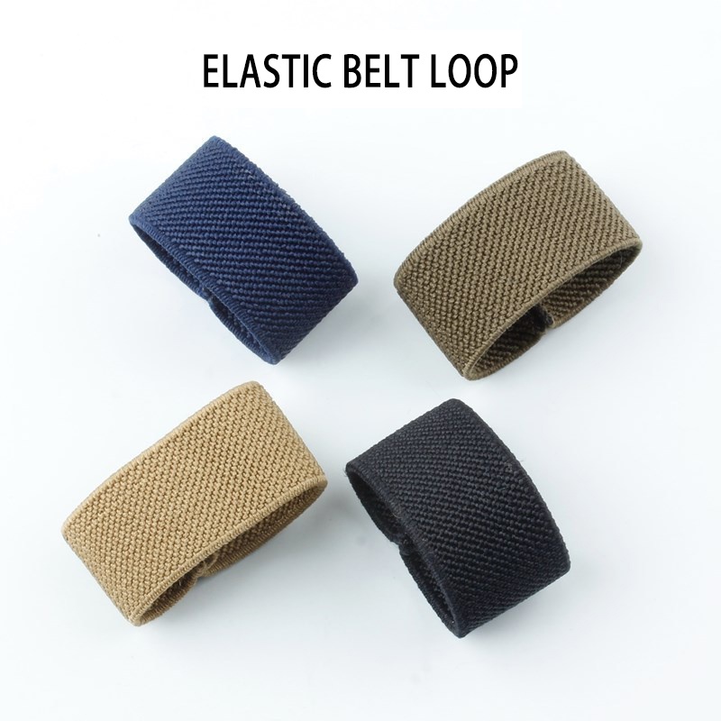 New Style Canvas Belt Ring Tail Fixing Elastic Multi-Color Optional ...
