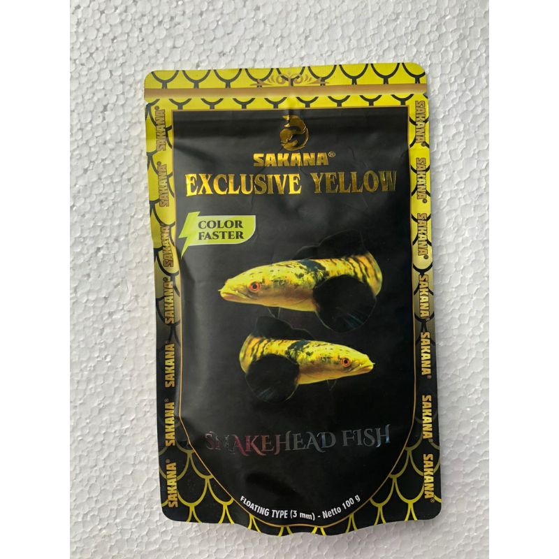 Sakana Exclusive Yellow Snakehead Fish 3mm 100gr Floating Type | Shopee ...