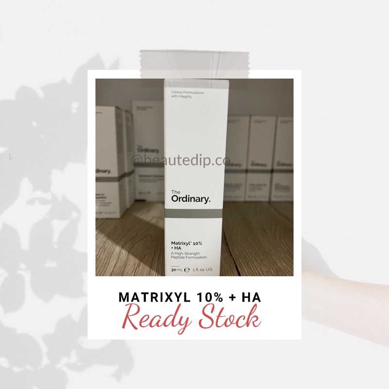 The Ordinary Matrixyl 10% + HA 30ml | Shopee Malaysia