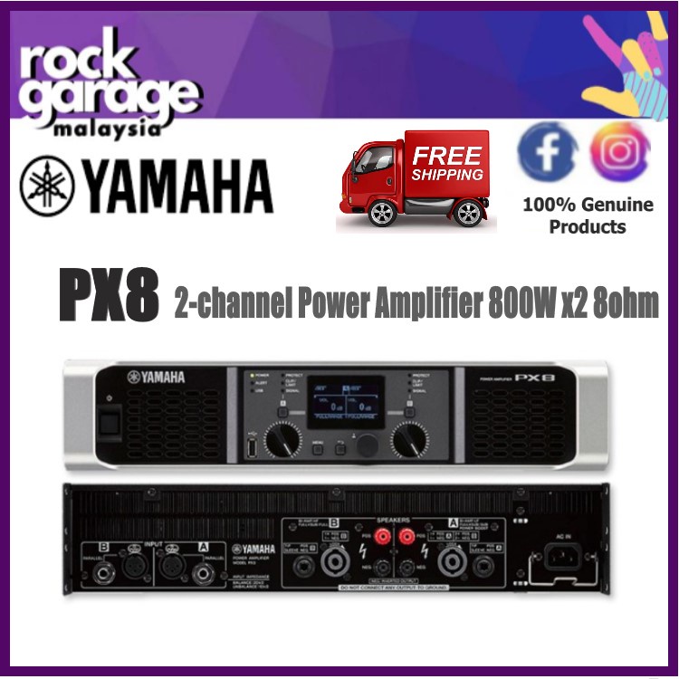 Yamaha PX8 2-channel Power Amplifier ( PX-8 / PX 8 ) | Shopee Malaysia