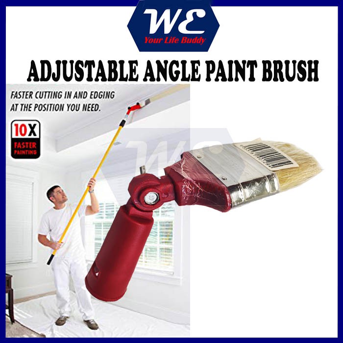 Adjustable Elbow Brush Plastic Paint Brush Professional Paint Brush Red ...