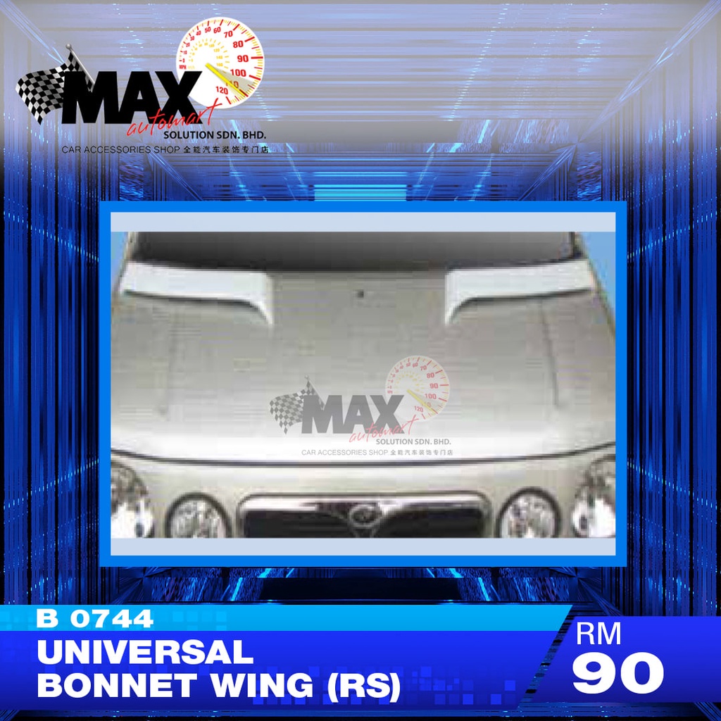 UNIVERSAL BONNET WING RS PERODUA KENARI BODYKIT | Shopee Malaysia