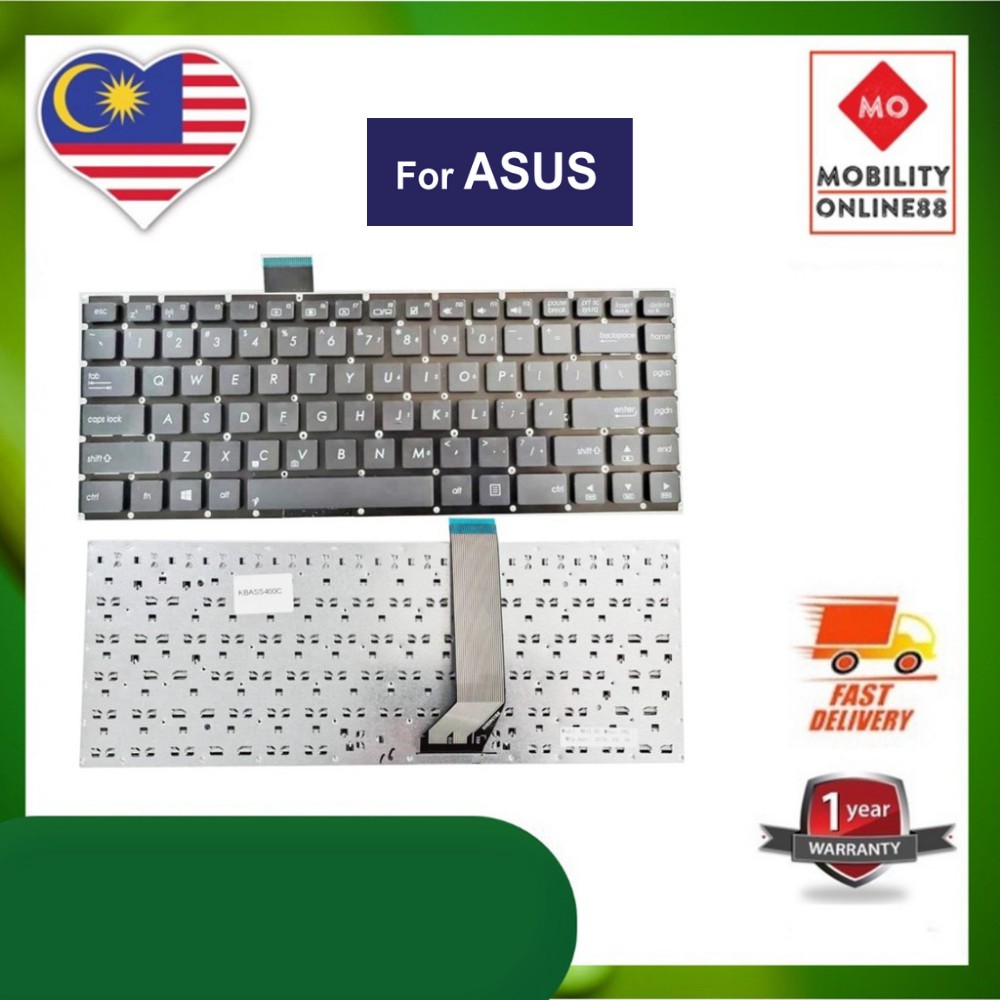 ASUS S400C X451L K451L Laptop Keyboard | Shopee Malaysia