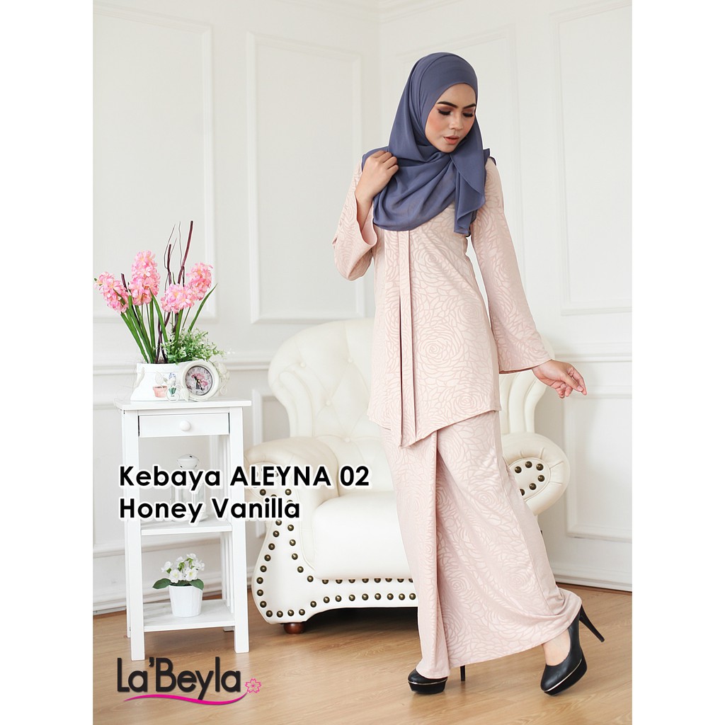Labeyla Kurung Kebaya Aleyna 02 - Honey Vanilla | Shopee Malaysia