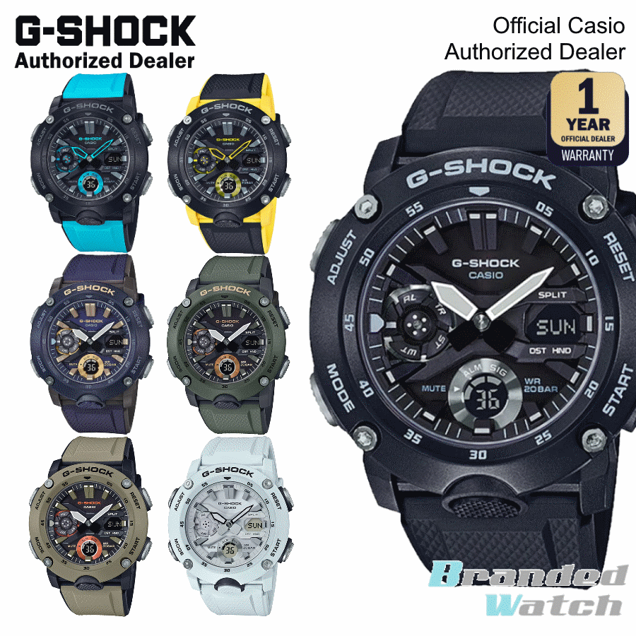 [OFFICIAL CASIO WARRANTY] Casio G-Shock GA-2000 GA2000 Original Watch ...