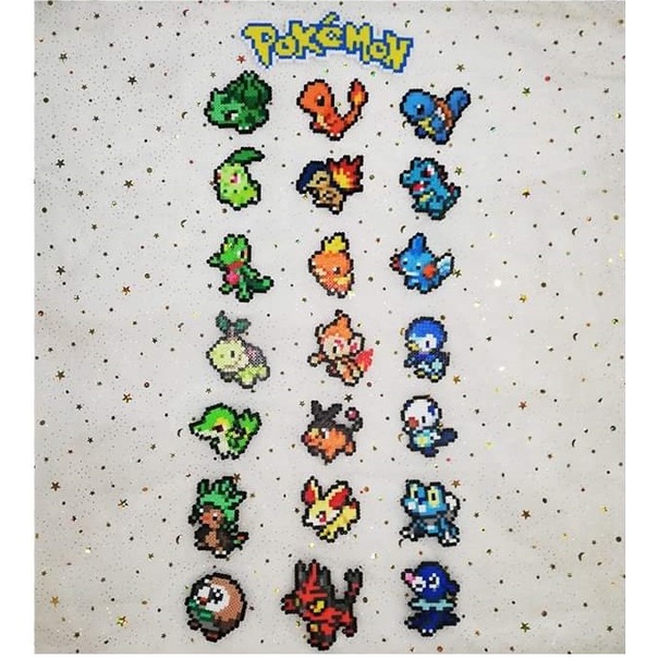 Hand Made Pokemon Perler Beads Keychain | Shopee Malaysia