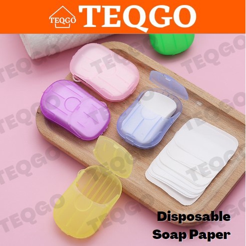 TEQGO (20PCS + BOX) Traveling Anti Virus Hand Wash Portable Disposable ...