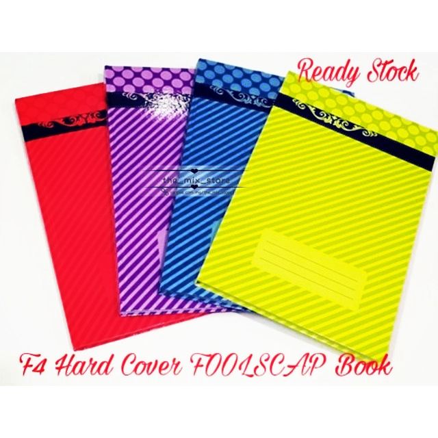 200pages F4 Hard Cover FOOLSCAP Book (Ready Stock) | Shopee Malaysia