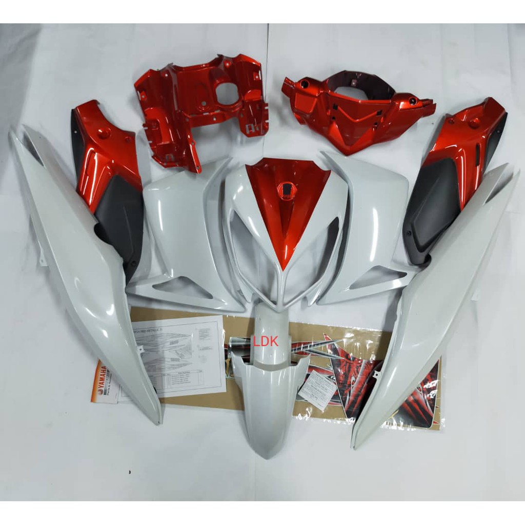 Yamaha Nouvo LC Cover Set + Sticer Set 100% Original HLY | Shopee Malaysia