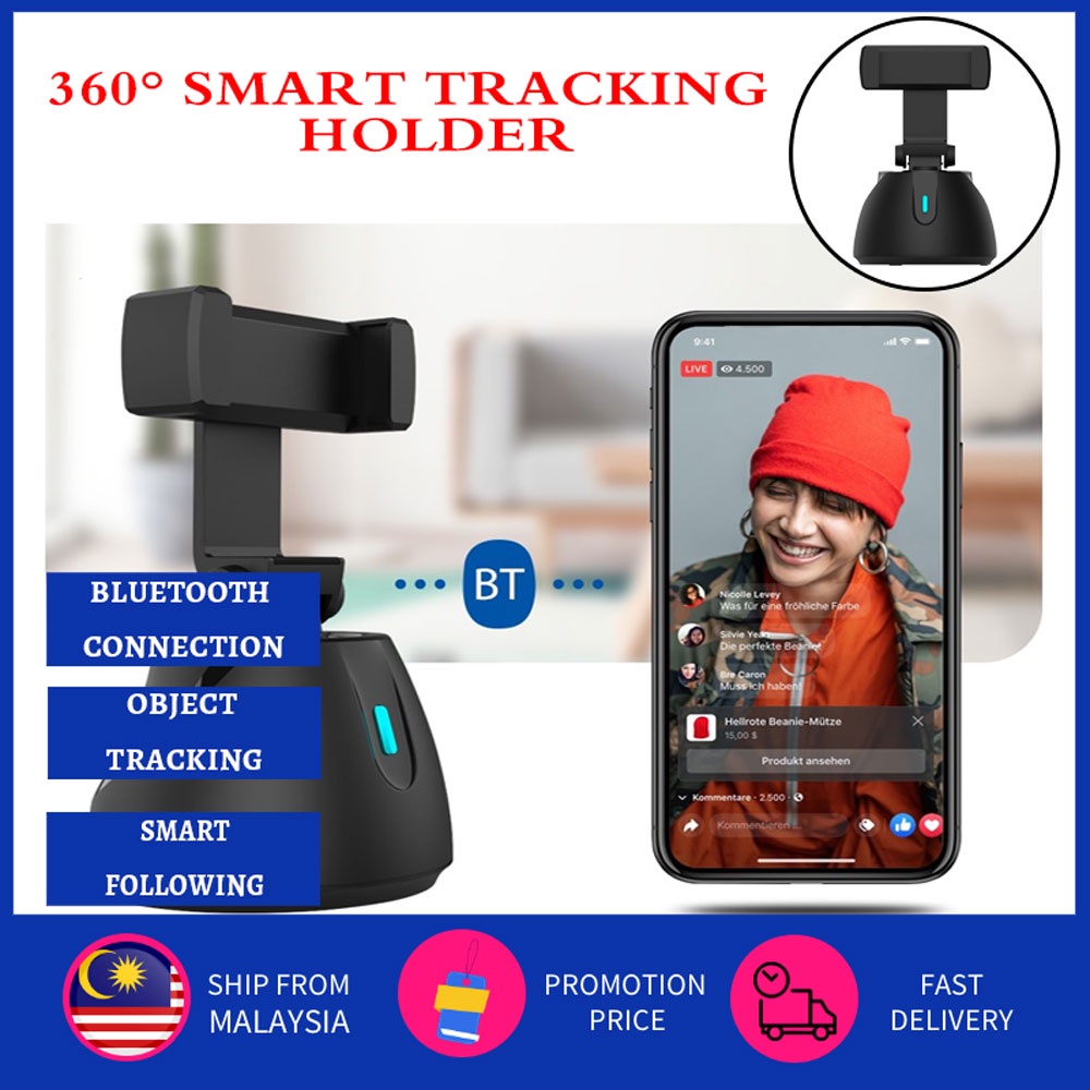 🔥 Ready Stock 🔥 HP-900 Smart Robot mobile holder Shooting Tripod ...