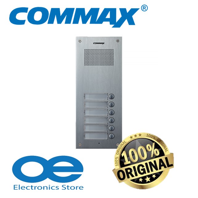 COMMAX DR-6UM 6 Button Audio Intercom Lobby Panel For Support DP-MHP | Shopee Malaysia