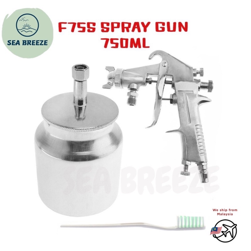 [READY STOCK] Spray Gun Sprayer Model F75S 1.5MM Nozzle 750ML ...