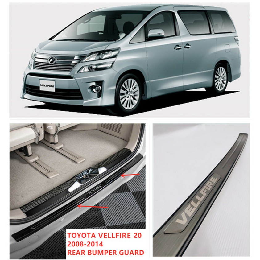TOYOTA VELLFIRE / ALPHARD ANH 20 2008-2014 Rear Bumper Guard Trunk ...