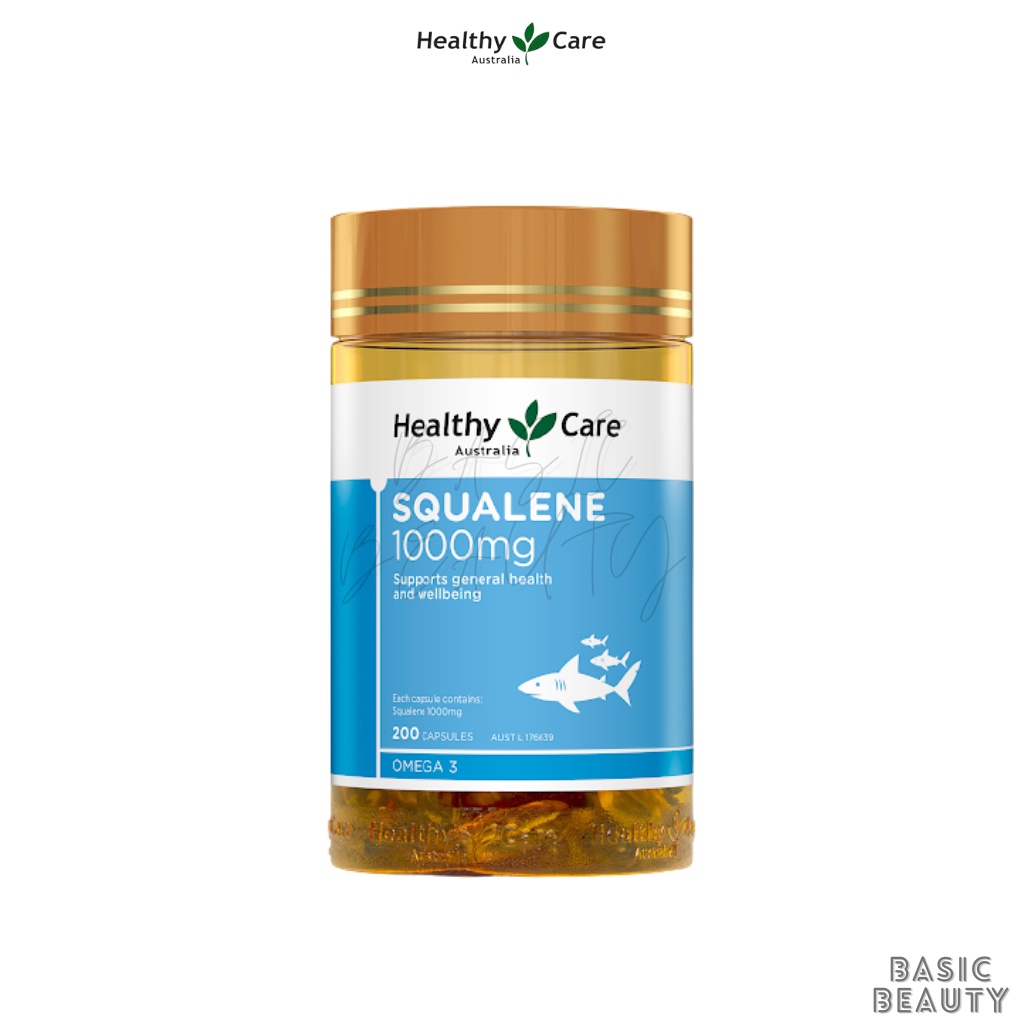 HEALTHY CARE Squalene 1000MG (200 capsules) | Shopee Malaysia