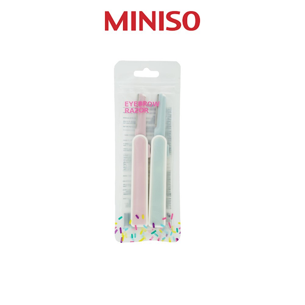MINISO Retractable Eyebrow Razor 2 Pack-6941501501501 | Shopee Malaysia