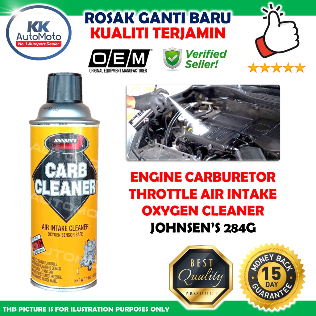 Johnsen's 1 Tin Engine Carburetor & Throttle Body Air Intake Cleaner ...