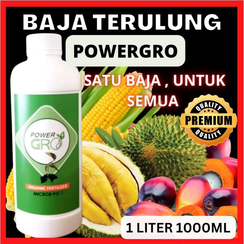 Powergro Baja organic foliar (with FREE gift)1000ml untuk semua tanaman ...