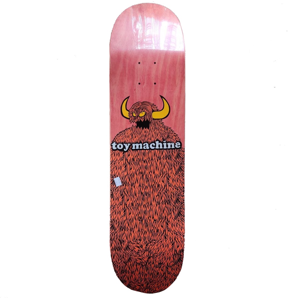 [CLEARANCE] Toy Machine Furry Monster Light Red Stain 8.0" x 31.84 ...