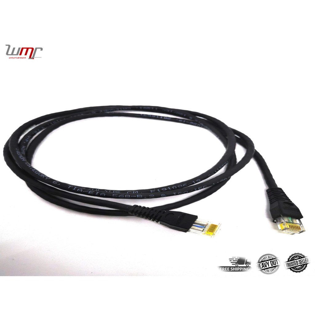 CAT 6 RJ44 Patch Cord LAN Network Cable Gigabit Ethernet With Twin ...