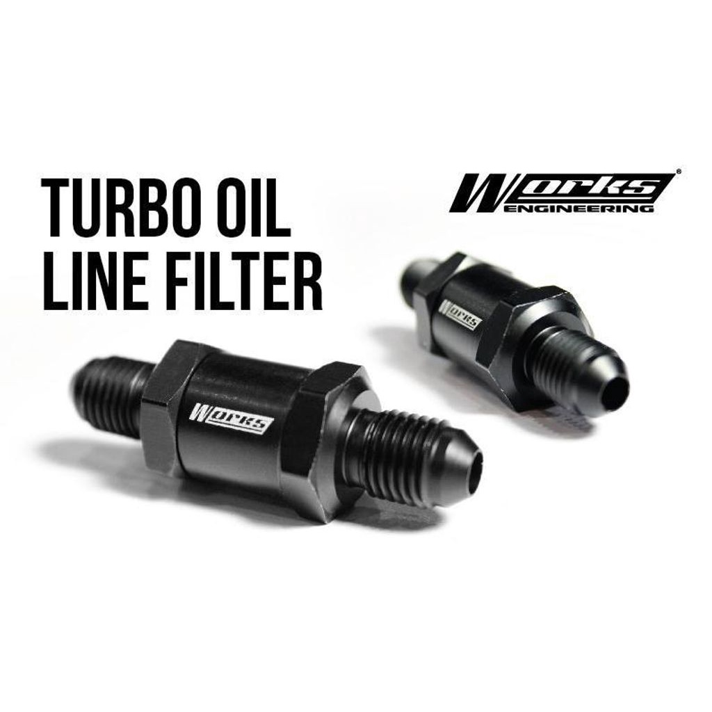 Works Engineering Turbo Oil Line Filter | Shopee Malaysia