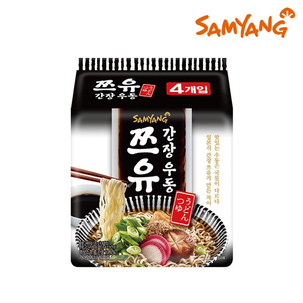 SAMYANG TSUYU UDON PACKET 480G 120G X 4 | Shopee Malaysia