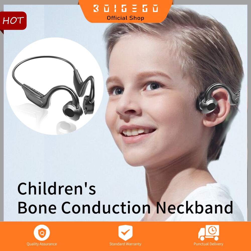 Children Bluetooth Earphone Bone Conduction for Kids Wireless Running ...