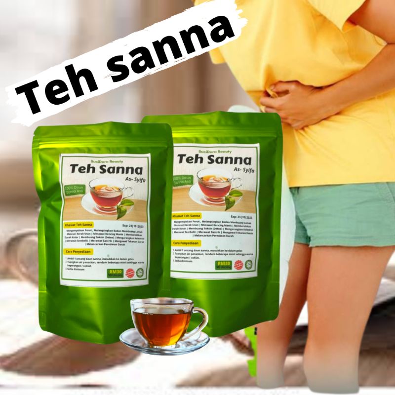 Hot sale💥‼️ | Senna Tea merawat Kencing Manis| Cuci Kerak Usus | Atasi ...