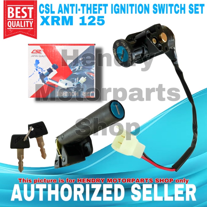 HDR IGNITION SWITCH & SEAT LOCK SET (2 KETS 2 WIRES) FOR HONDA XRM125 ...