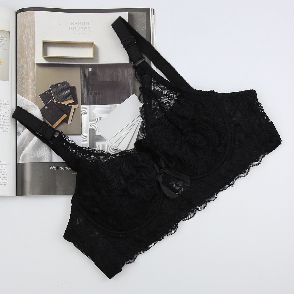 (34C - 46D) Cup C/D/ 1328 Full Cup BRA Wired PLUS SIZE Cotton Thin Span ...