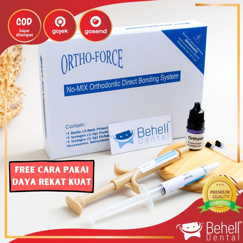 [ORIGINAL] ORTHO FORCE MINI NON-LASES BRACKET GLUE NOMIX ORTHOFORCE ...