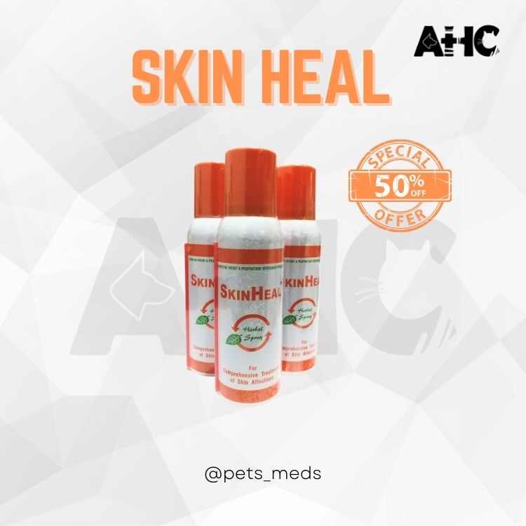 Skin Heal Herbal Pet Spray 100ml (Comprehensive Treatment of Pet's Skin ...
