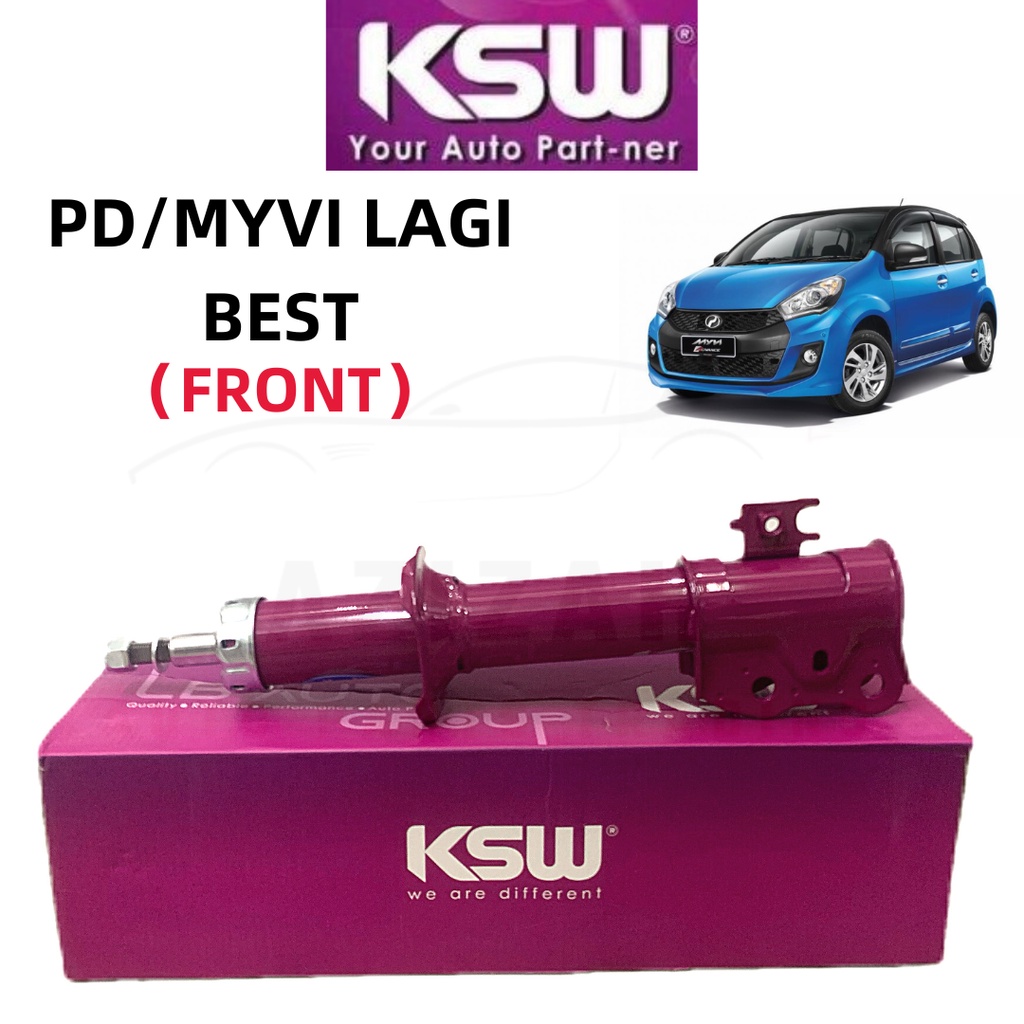 KSW Absorber Set - Perodua Myvi Lagi Best FRONT/REAR (1Pair Left+Right ...