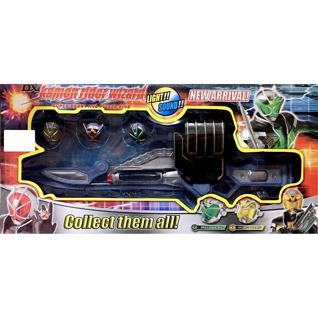 Kamen Masked Rider Gun + Sword Wizard Play Set / Pemainan Pistol ...