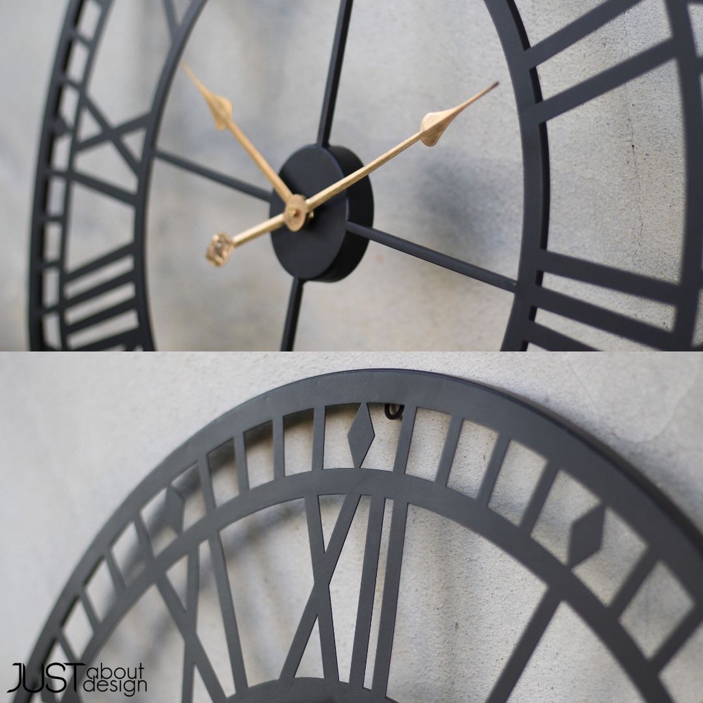 🔥 Wall Clock Modern Aesthetic Jam Dinding Moden Jam Dinding 60cm Modern ...