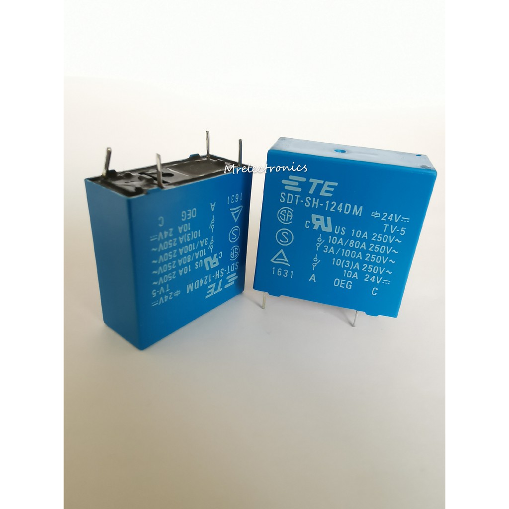 DC24V 4PIN 10A 250V RELAY.(1PC)( L24MM X W10MM X H24MM.) | Shopee Malaysia