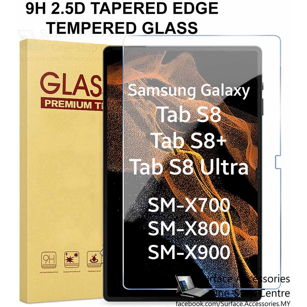 Samsung Galaxy Tab S8 Tempered Glass Samsung Galaxy Tab S8+ Tempered ...