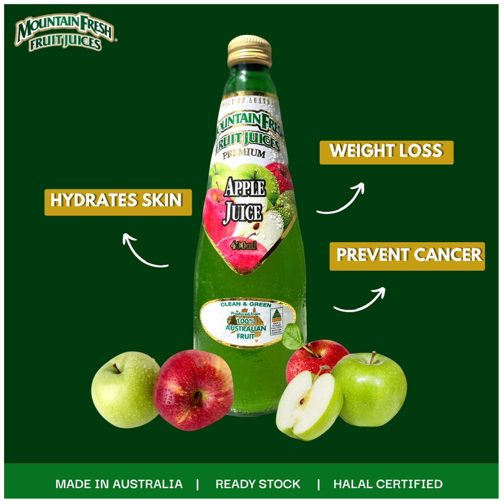 Mountain Fresh ORIGINAL Cold-Pressed Juices 12 x 400ml - Made from 100% ...