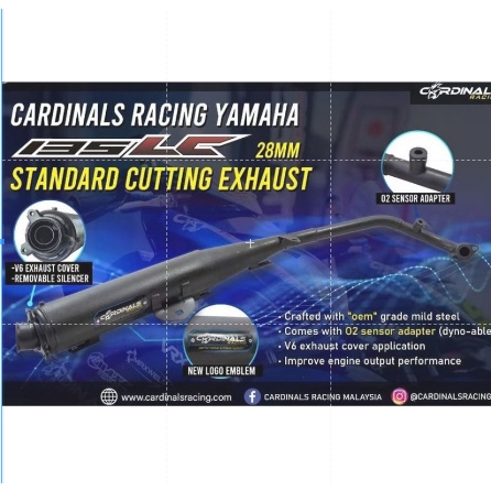 CARDINALS RACING EXHAUST STD OPEN EXHAUST LC135 V1-V6 LC135 V8 FI ...