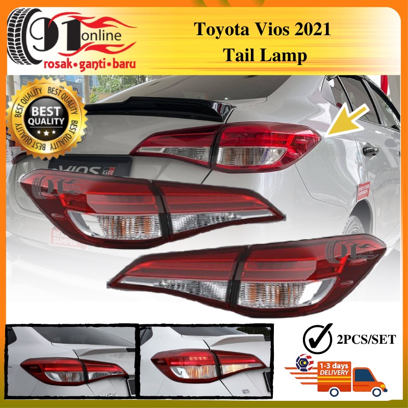 Toyota Vios 2018 2019 2020 2021 LED Tail Lamp Rear Light - Ori | Shopee ...